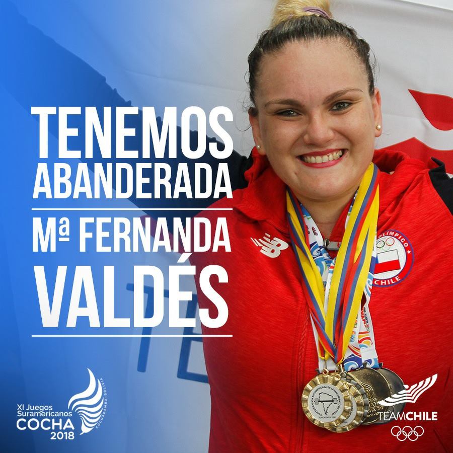 María Fernanda Valdés, abanderada Juegos Suramericanos Cochabamba 2018 ...